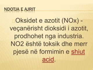 Ndotja e mjedisit | PPTX