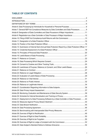 NDP Act GAID Simplified: From Confusion to Compliance | PDF