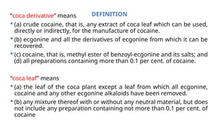 Narcotic Drugs and Psychotropic Substances Act, 1985 – Control ...