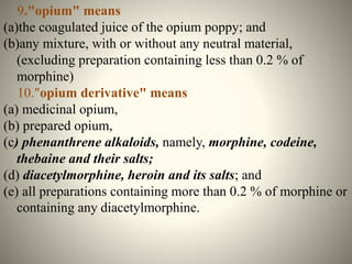 NDPS ACT 1985 | PPTX