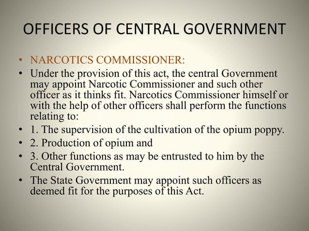 NDPS ACT 1985 | PPTX | Illegal Drugs, Tobacco, eCigarettes, Vaping ...