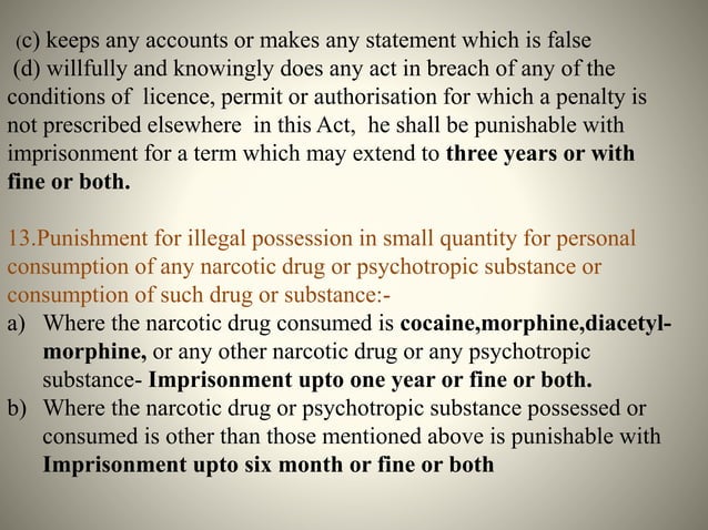 NDPS ACT 1985 | PPTX | Illegal Drugs, Tobacco, eCigarettes, Vaping ...
