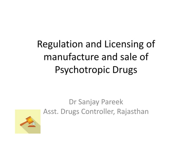 NDPS drugs Regulation and Licensing PPT.pptx