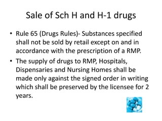 NDPS drugs Regulation and Licensing PPT.pptx