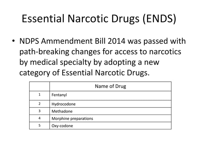 NDPS drugs Regulation and Licensing PPT.pptx
