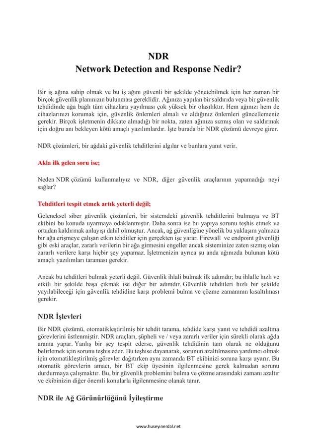 Ndr nedir? | PDF