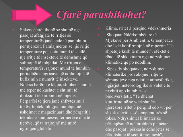 Ndikimi i efektit sere ne jeten e perditshme | PPTX