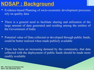 Planning Commission's Progress Report on National Data Sharing ...