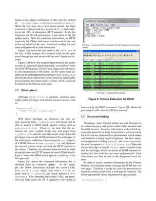 Chrome Extensions: Threat Analysis and Countermeasures | PDF