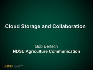 NDSU Collaboration and Storage | PPTX | Shareware and Freeware ...