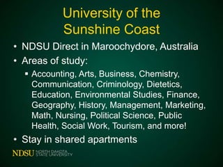 NDSU Direct Programs | PPT