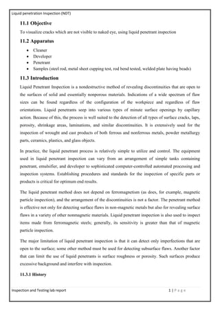 liquid penetration test | DOCX