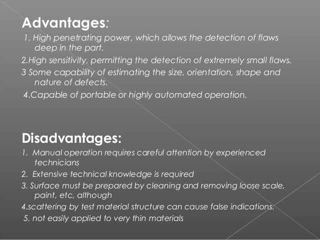 NON DESTRUCTIVE TESTING TECHNIQUES NON DESTRUCTIVE TESTING TECHNIQUES