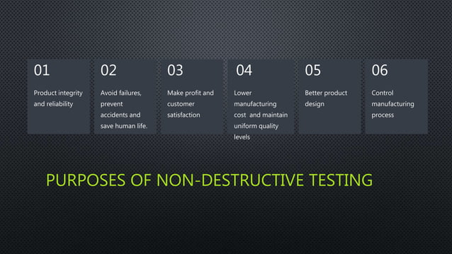 Introduction To Non Destructive Testingndt Pptx Physics Science