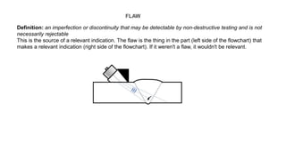non distractive testing process and its treatment | PPTX