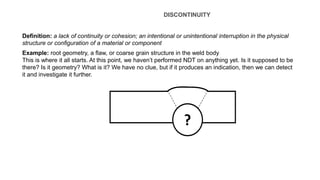 non distractive testing process and its treatment | PPTX