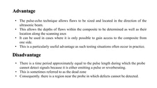 Nondestructive testing of Composite used in Aerospace. | PPTX