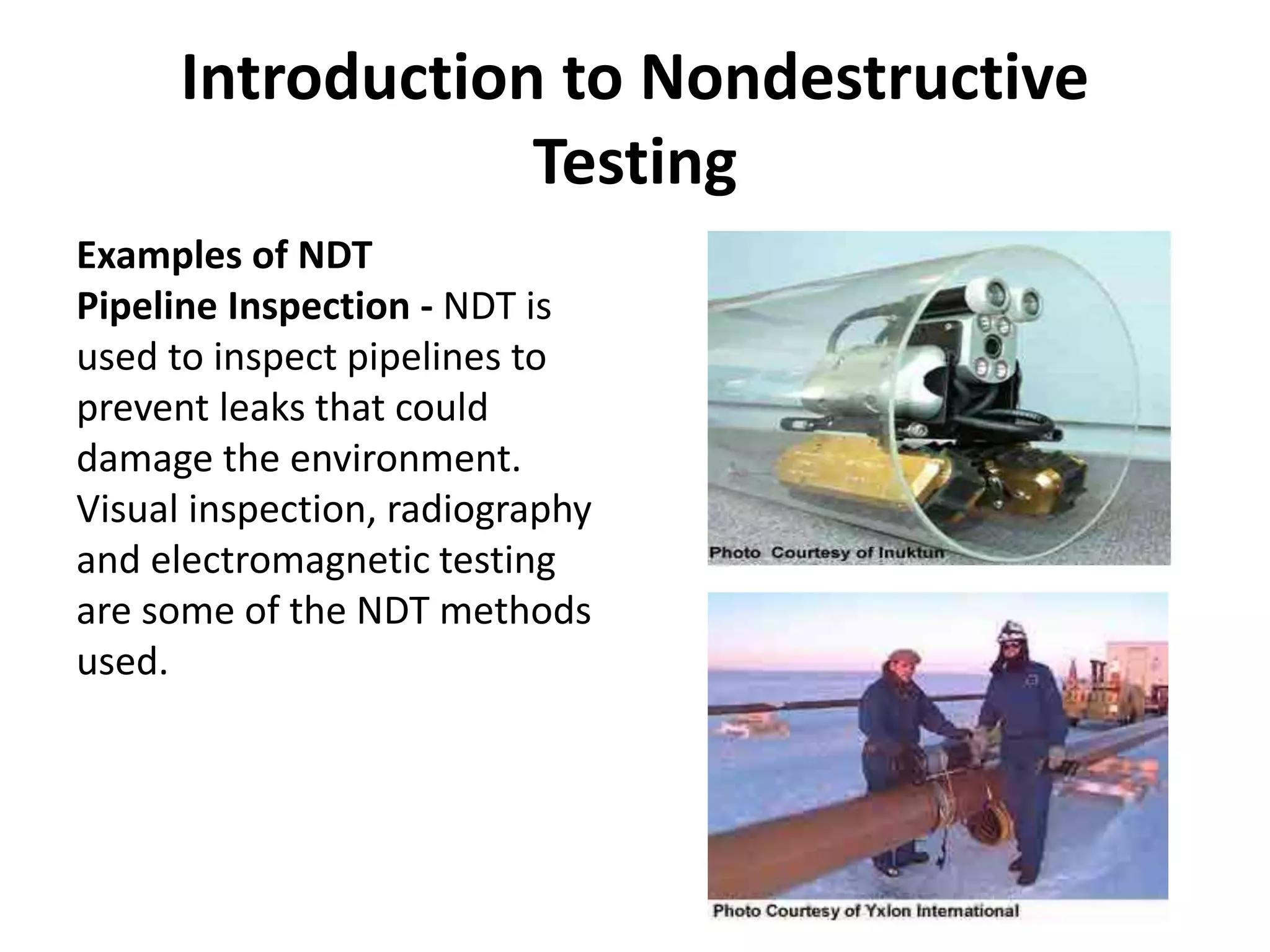 Introduction to Nondestructive Testing | PPTX