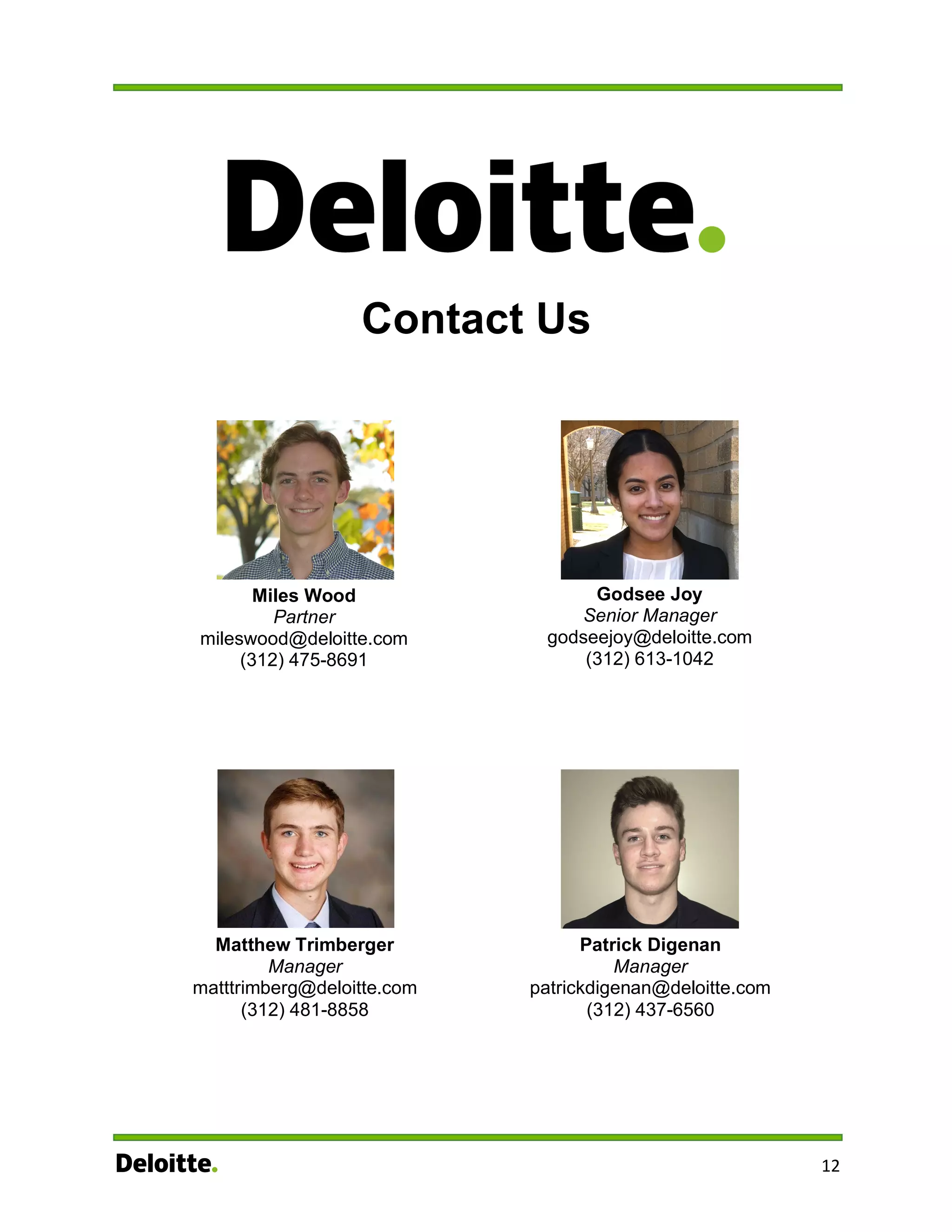 Deloitte Advisory RISE Case Competition | PDF