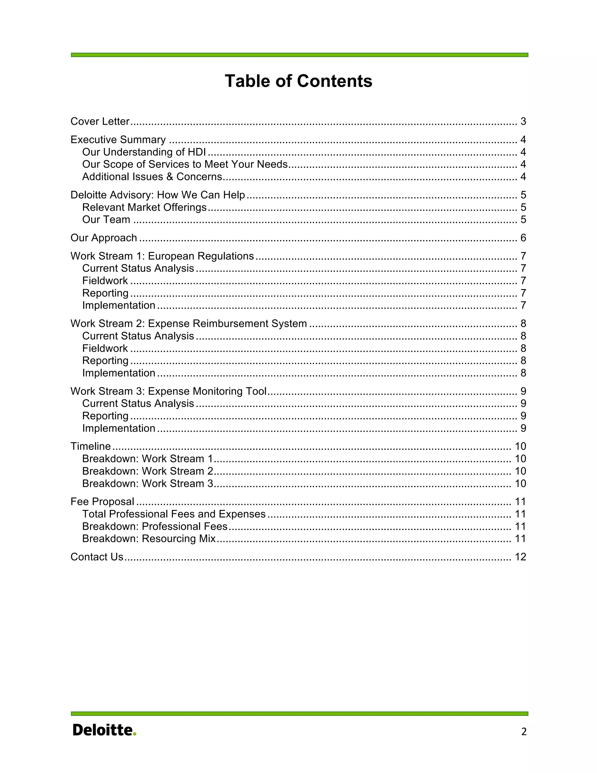 Deloitte Advisory RISE Case Competition | PDF