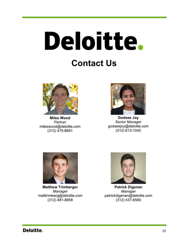 Deloitte Advisory RISE Case Competition | PDF
