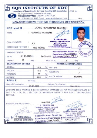 NDT Level II-LPT | PDF