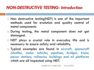 Non Destructive Testing | PDF