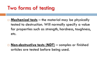 Non Destructive Testing | PDF