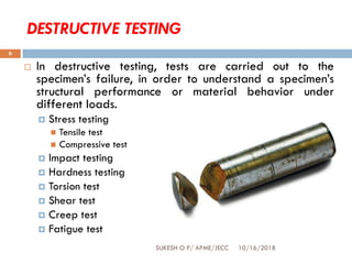 Non Destructive Testing | PDF