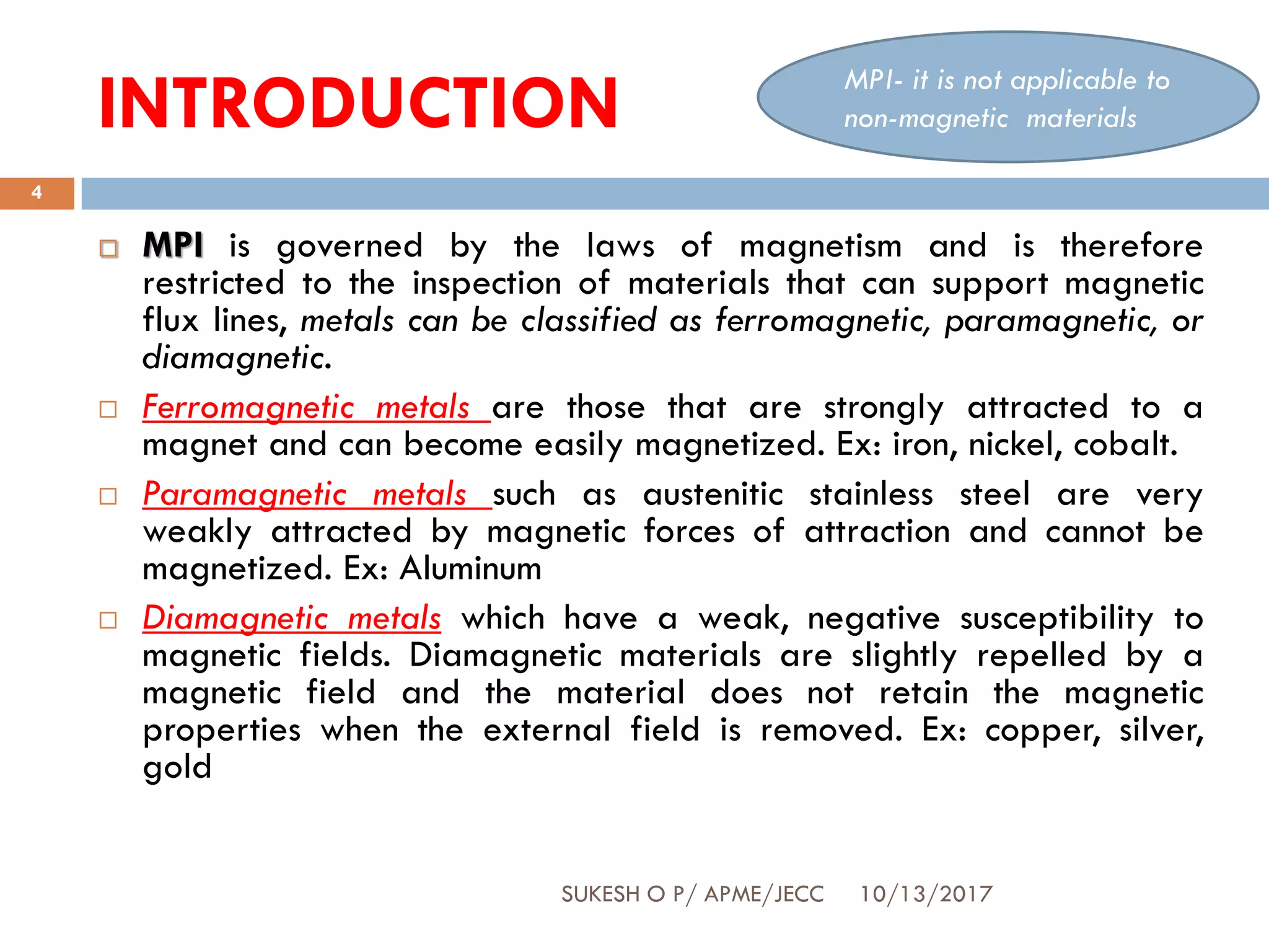 Magnetic Particle Inspection (MPI)- NDT | PDF