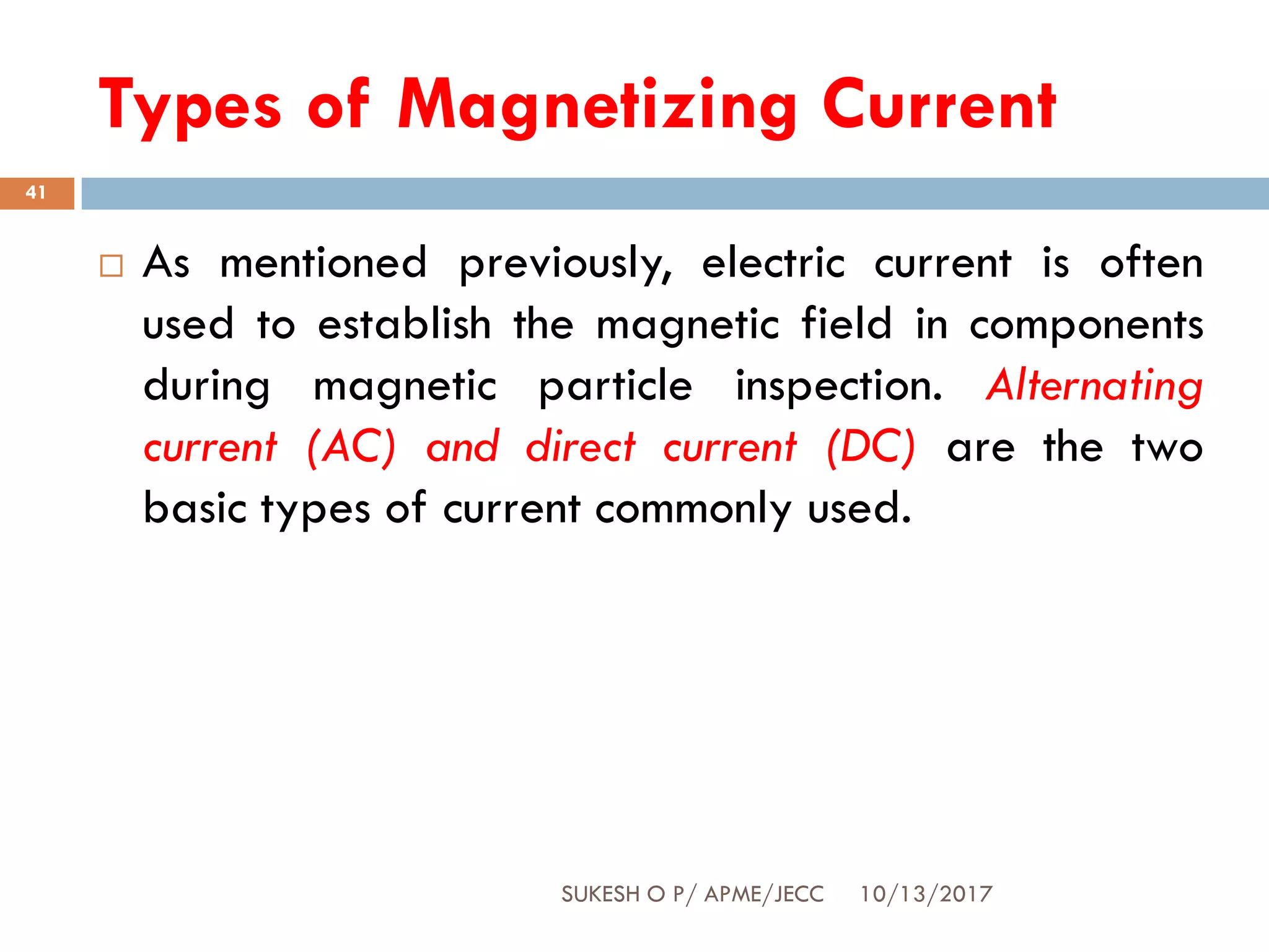 Magnetic Particle Inspection (MPI)- NDT | PDF