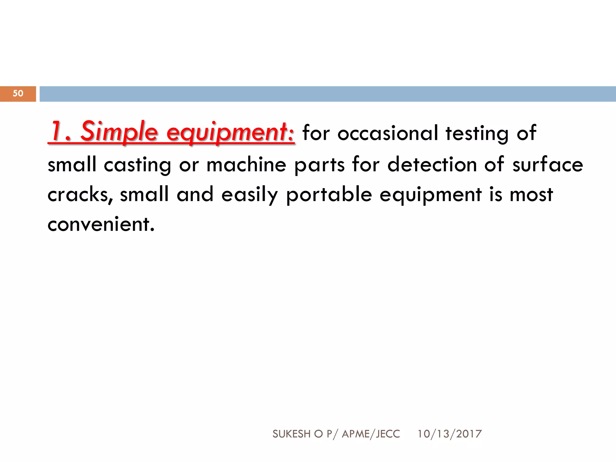 Magnetic Particle Inspection (MPI)- NDT | PDF
