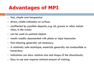 Magnetic Particle Inspection (MPI)- NDT | PDF