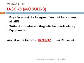 Magnetic Particle Inspection (MPI)- NDT | PDF