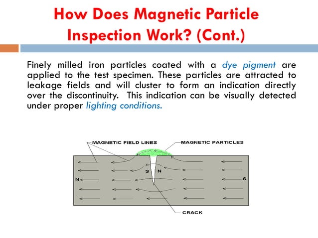 Magnetic Particle Inspection (MPI)- NDT | PDF