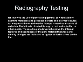 NDT Method.pdf | Physics | Science