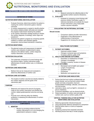 NDT MIDTERMS.pdf nutrion monitoring amd | PDF