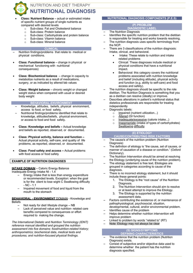 NDT MIDTERMS.pdf nutrion monitoring amd | PDF