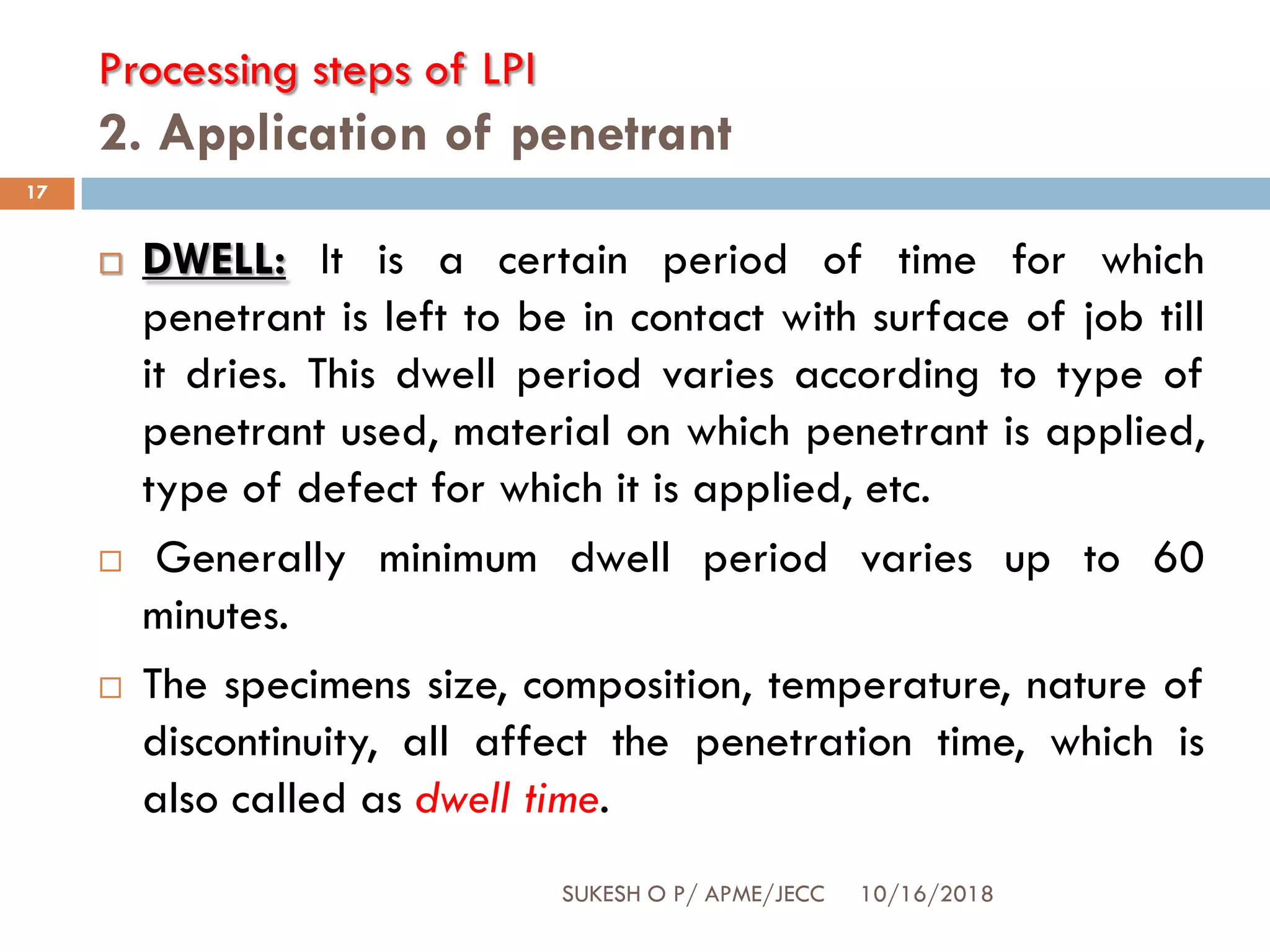 Liquid Penetrant Inspection (LPI)- NDT | PDF