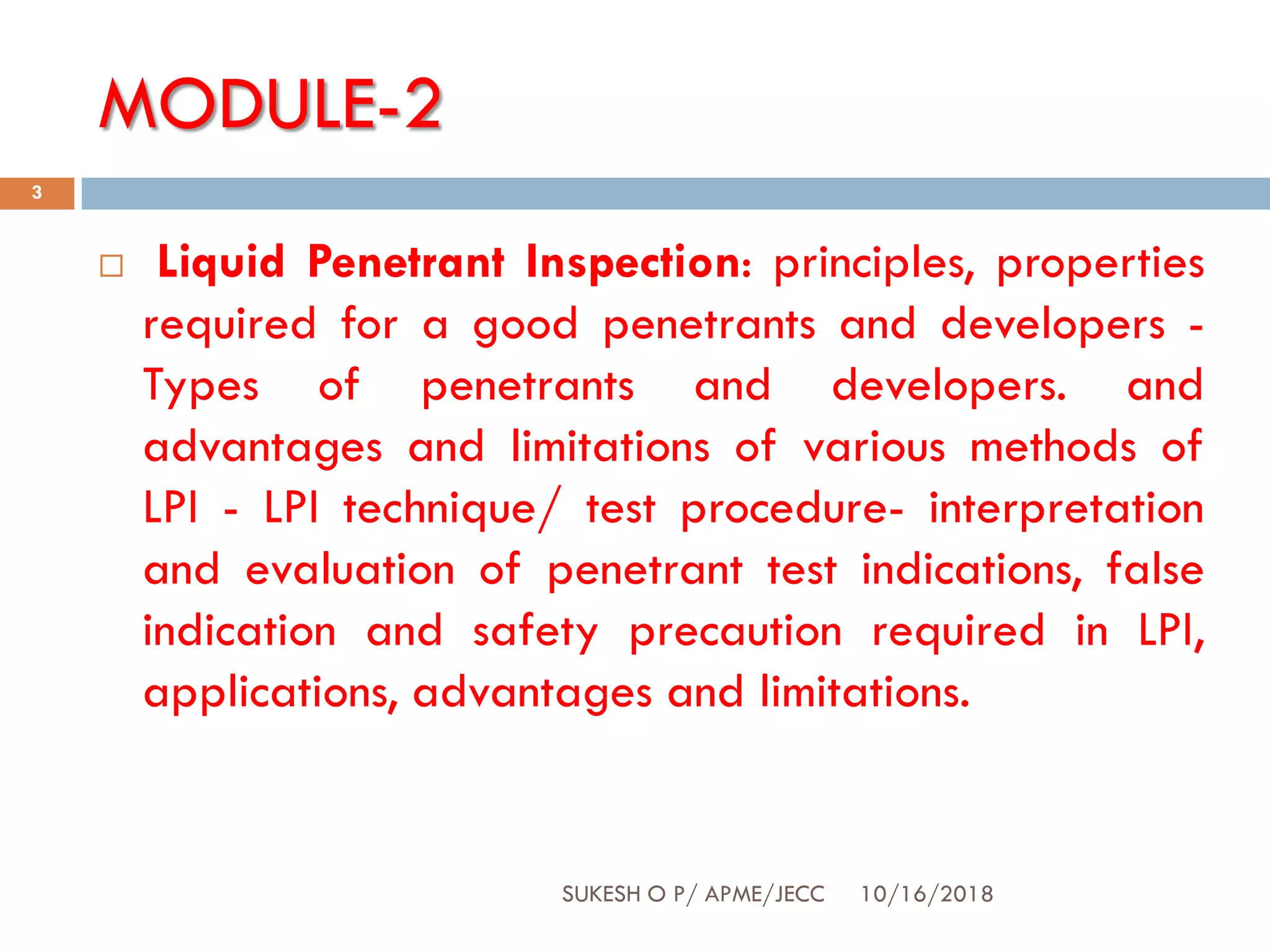 Liquid Penetrant Inspection (LPI)- NDT | PDF
