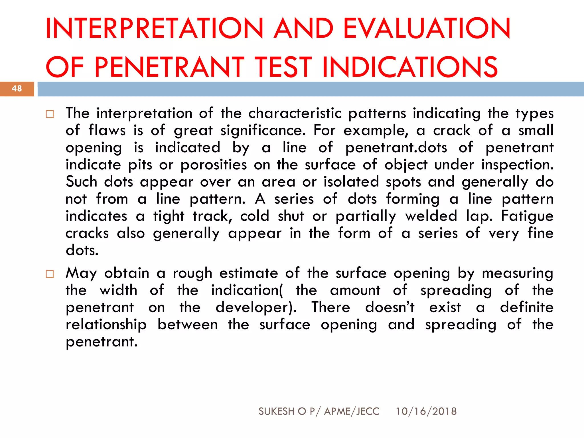 Liquid Penetrant Inspection (LPI)- NDT | PDF
