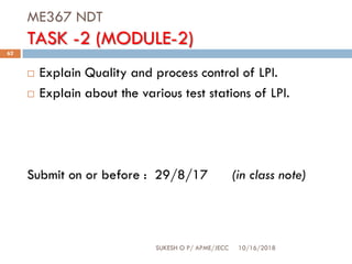 Liquid Penetrant Inspection (LPI)- NDT | PDF