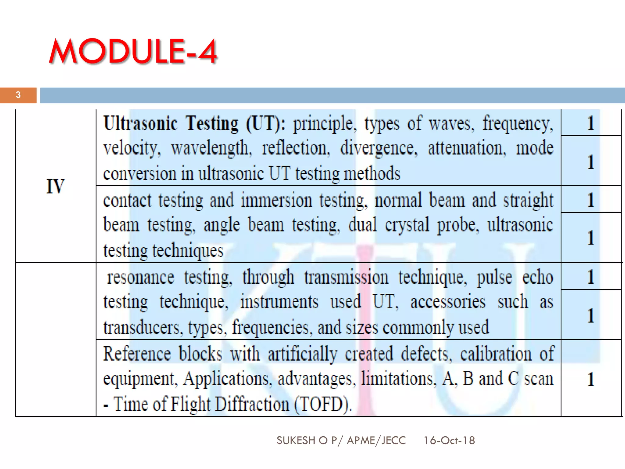 Ultrasonic Testing (UT)- NDT | PDF