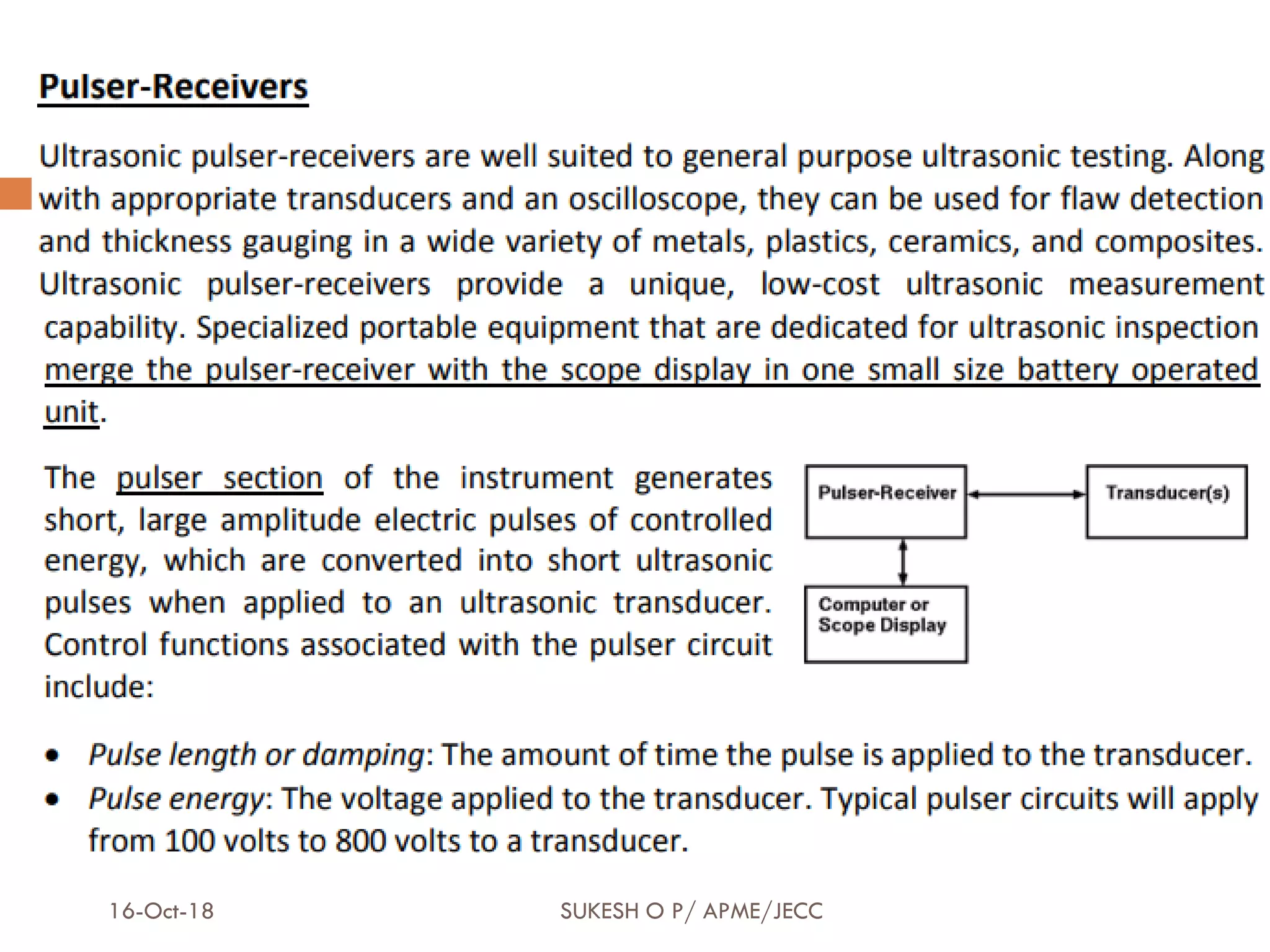 Ultrasonic Testing (UT)- NDT | PDF