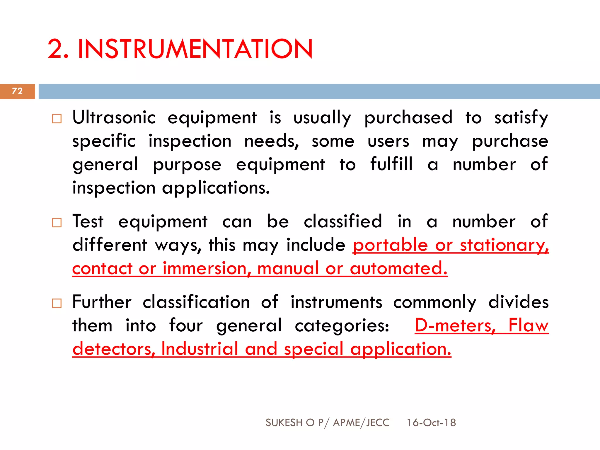 Ultrasonic Testing (UT)- NDT | PDF