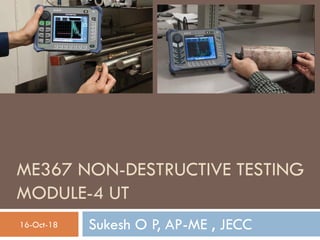 Ultrasonic Testing (UT)- NDT | PDF