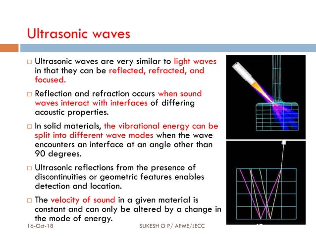 Ultrasonic Testing (UT)- NDT | PDF | Physics | Science