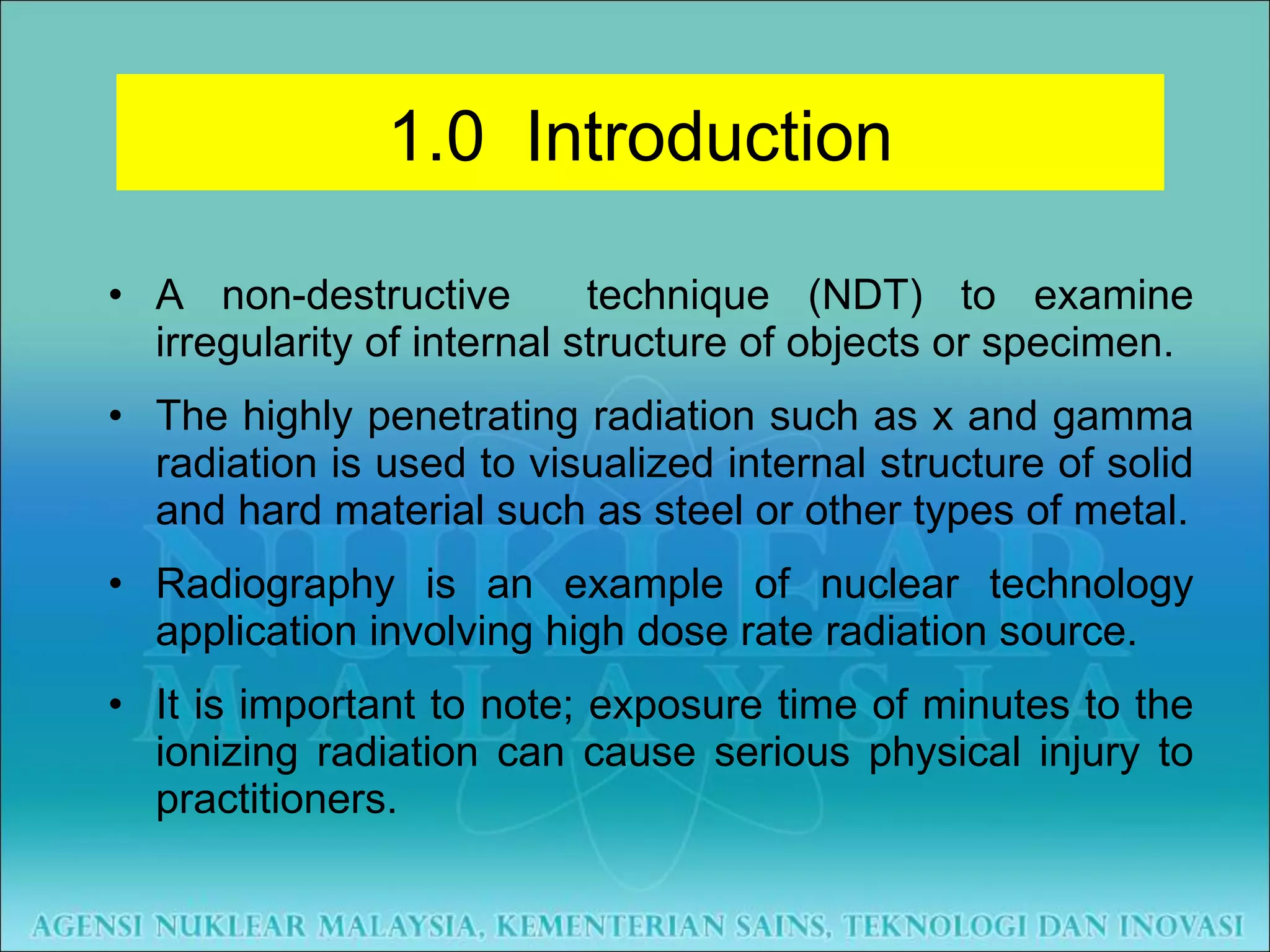 Non-Destructive Testing (NDT) - Industrial Radiography Normal Working ...