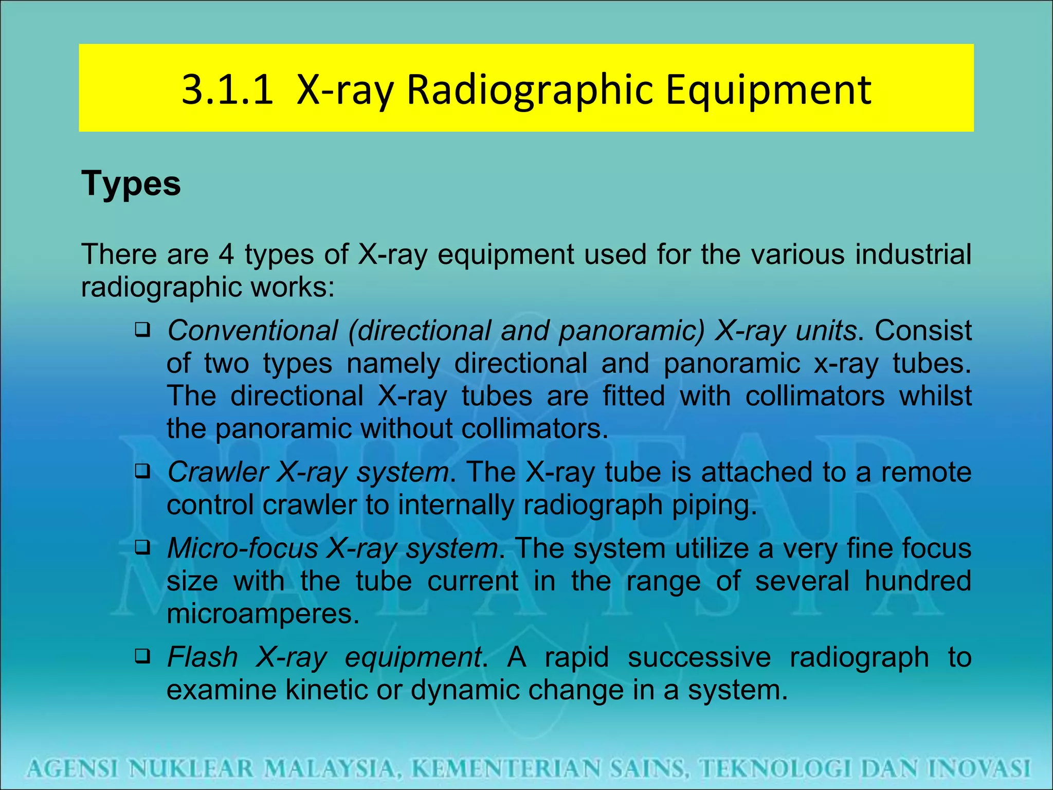 Non-Destructive Testing (NDT) - Industrial Radiography Normal Working ...