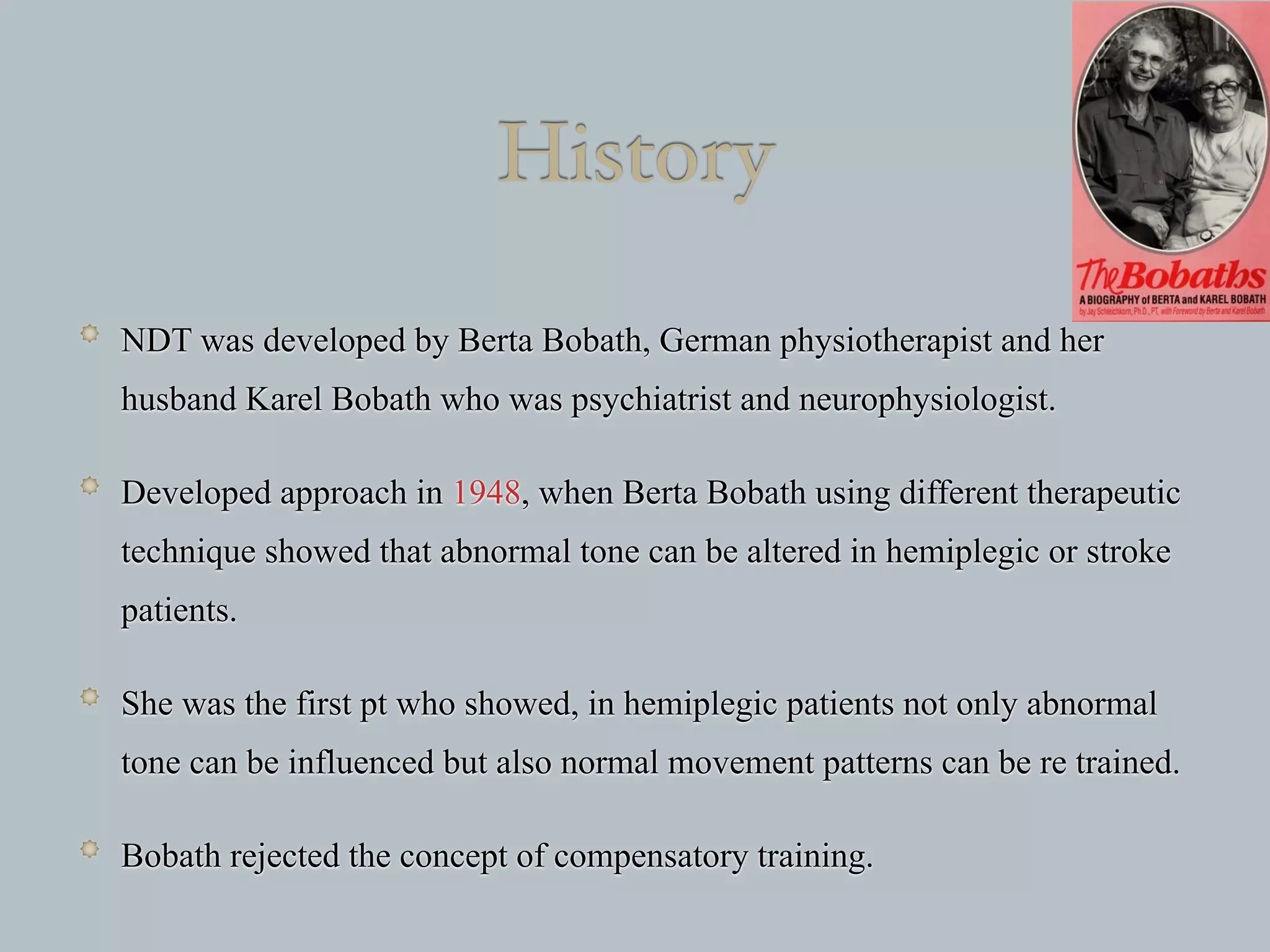 Neurodevelopmental Therapy (NDT) | PDF